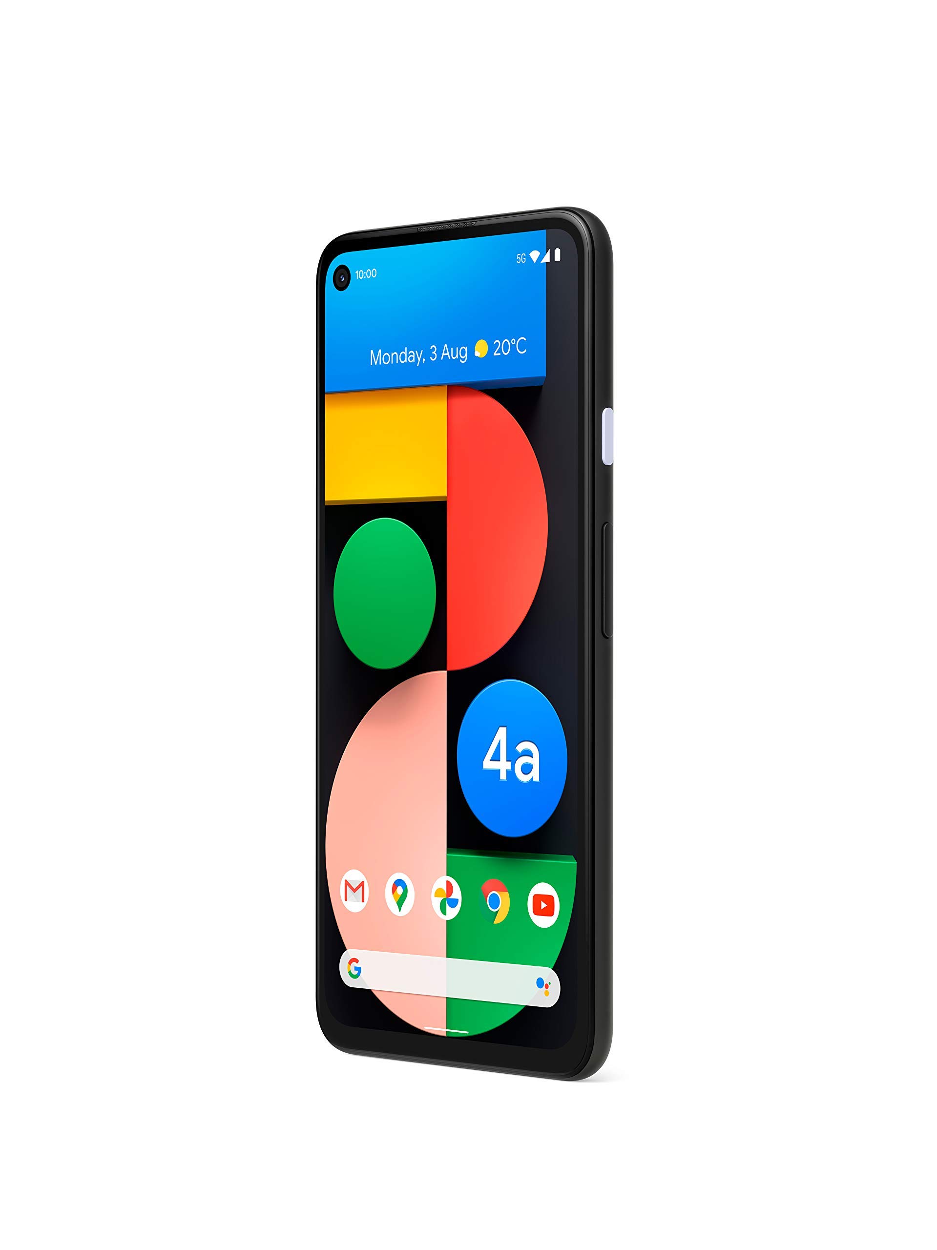 Google Pixel 4A 5G 128GB 6GB RAM International Version - Just Black (Renewed)