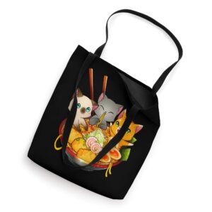 Ramen Cat Kawaii Neko Anime Otaku Cats Japanese Noodles Gift Tote Bag