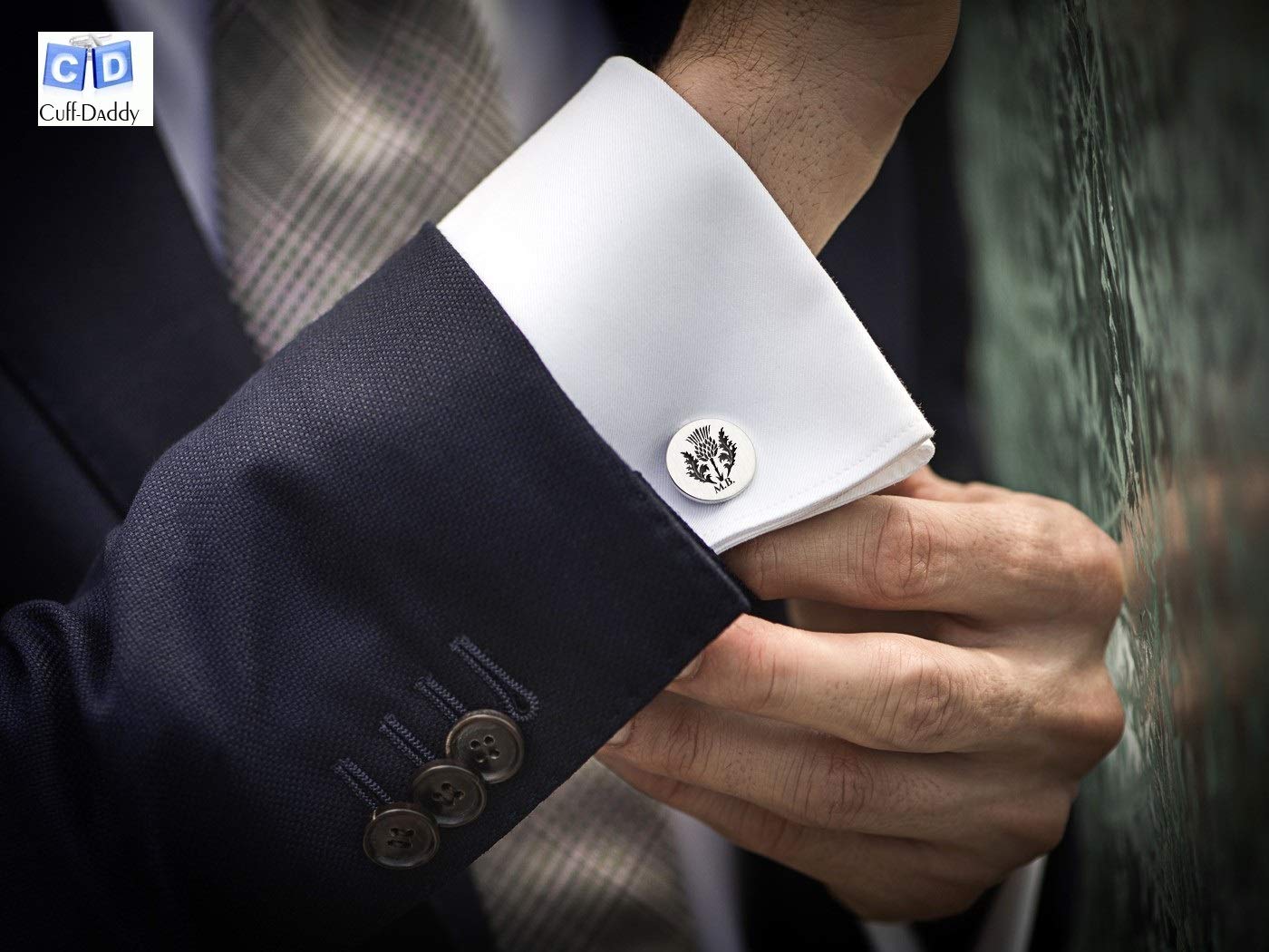 Fleur De Lys Cufflinks and Studs Formal Set Tuxedo in a Presentation Gift Box Black Fleur De Lis Silver Round Wedding