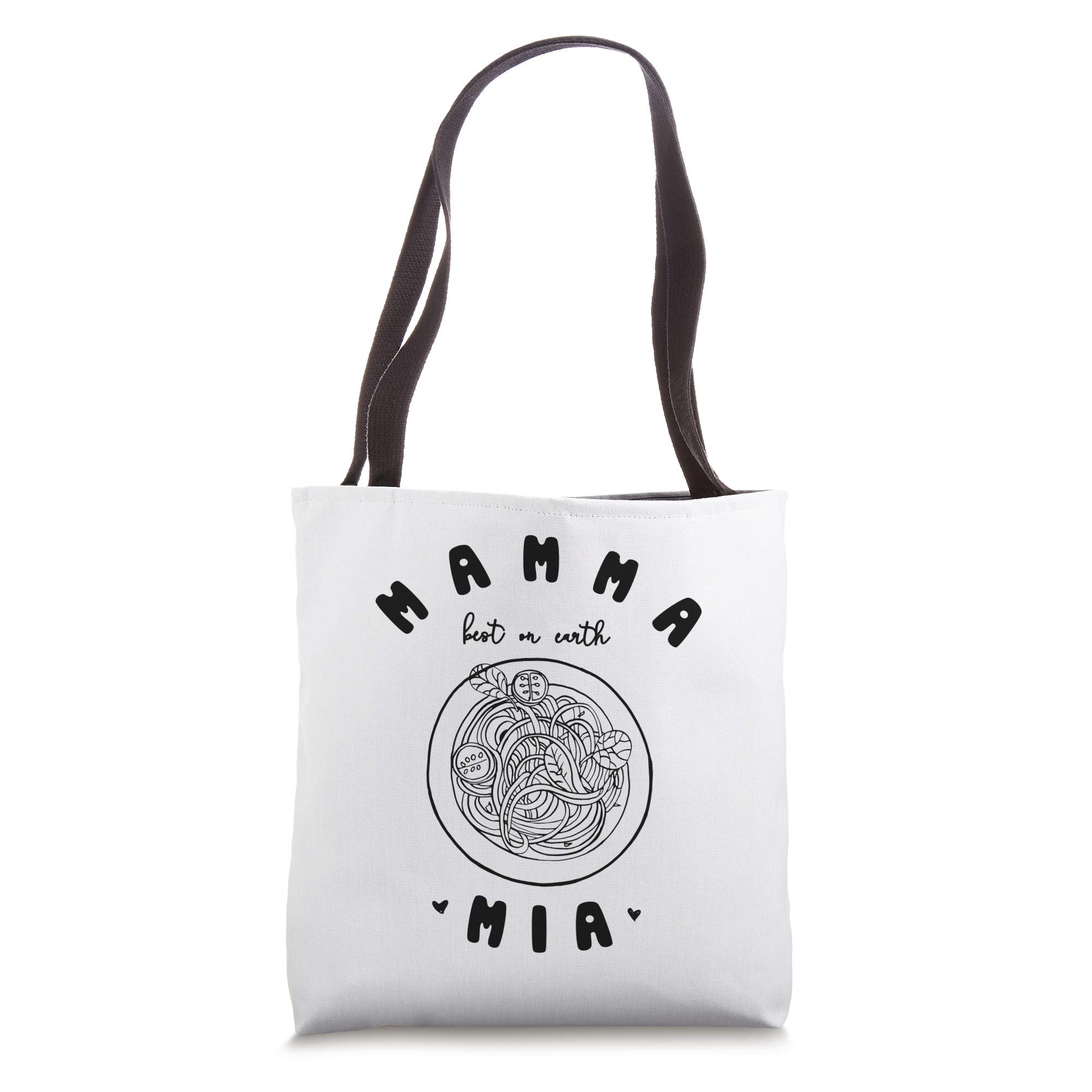 Mamma Mia - Best Mum Ever - Spaghetti - Italian Noodles Love Tote Bag