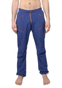 ucraft "xlite rock climbing bouldering and yoga pants. lightweight stretchy trousers (m, deep blue melange)