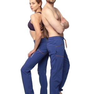 Ucraft "Xlite Rock Climbing Bouldering and Yoga Pants. Lightweight Stretchy Trousers (M, Deep Blue Melange)