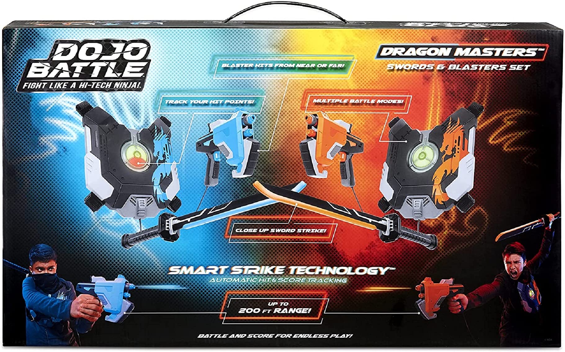 Dojo Battle Little Tikes Dragon Masters 2 Player Electronic Battling Game with Swords & Blasters, Multicolor (574736EUC)