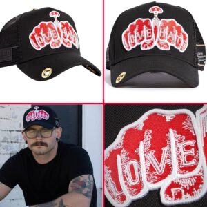 Red Monkey Designs 6 Hat Bundle 4 of Limited Edition Unisex Fashion Trucker Cap Hats + Free Bandanna.,Multicolor,One Size