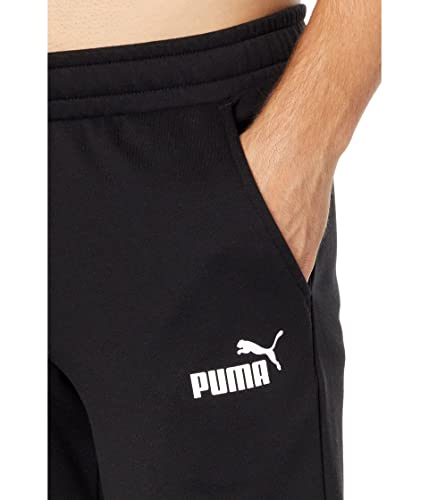 PUMA Mens Essentials Fleece (Available In Big And Tall Sizes) Sweatpants, Cotton Black, Medium US