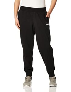 puma women's essentials fleece sweatpants (available in plus sizes)