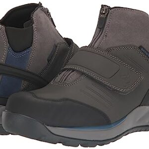 Propét Men's Valais Hiking Boot, Grey/Blue, 13 XX-Wide