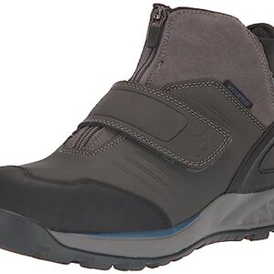 Propét Men's Valais Hiking Boot, Grey/Blue, 13 XX-Wide