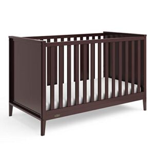 graco melbourne 3-in-1 convertible crib (espresso) – converts from baby crib to toddler bed and daybed, fits standard full-size crib mattress, adjustable mattress support base