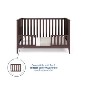 Graco Melbourne 3-in-1 Convertible Crib (Espresso) – Converts from Baby Crib to Toddler Bed and Daybed, Fits Standard Full-Size Crib Mattress, Adjustable Mattress Support Base