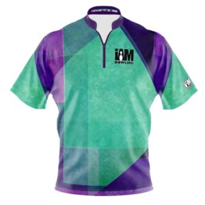 logo infusion dye-sublimated bowling jersey (sash collar) - i am bowling fun design 2004 - no logo (men's l) multicolored