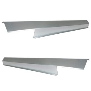 ECOTRIC Slip-on Rocker Panel Silver Compatible with 2008 2009 2010 2011 Focus 4 Door Pair