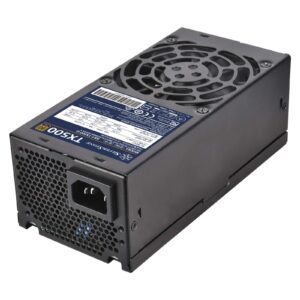 silverstone technology 500w fixed cable tfx power supply 80 plus gold tx500-g (sst-tx500-g)