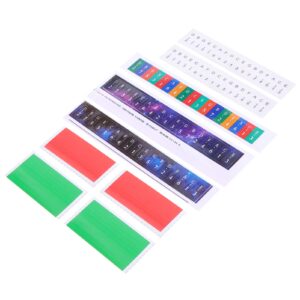 5 sets finger piano note sticker instrument kids educational sticker kalimba learning tool piano keyboard stickers child piano tuba thumb staff paper supplies removable