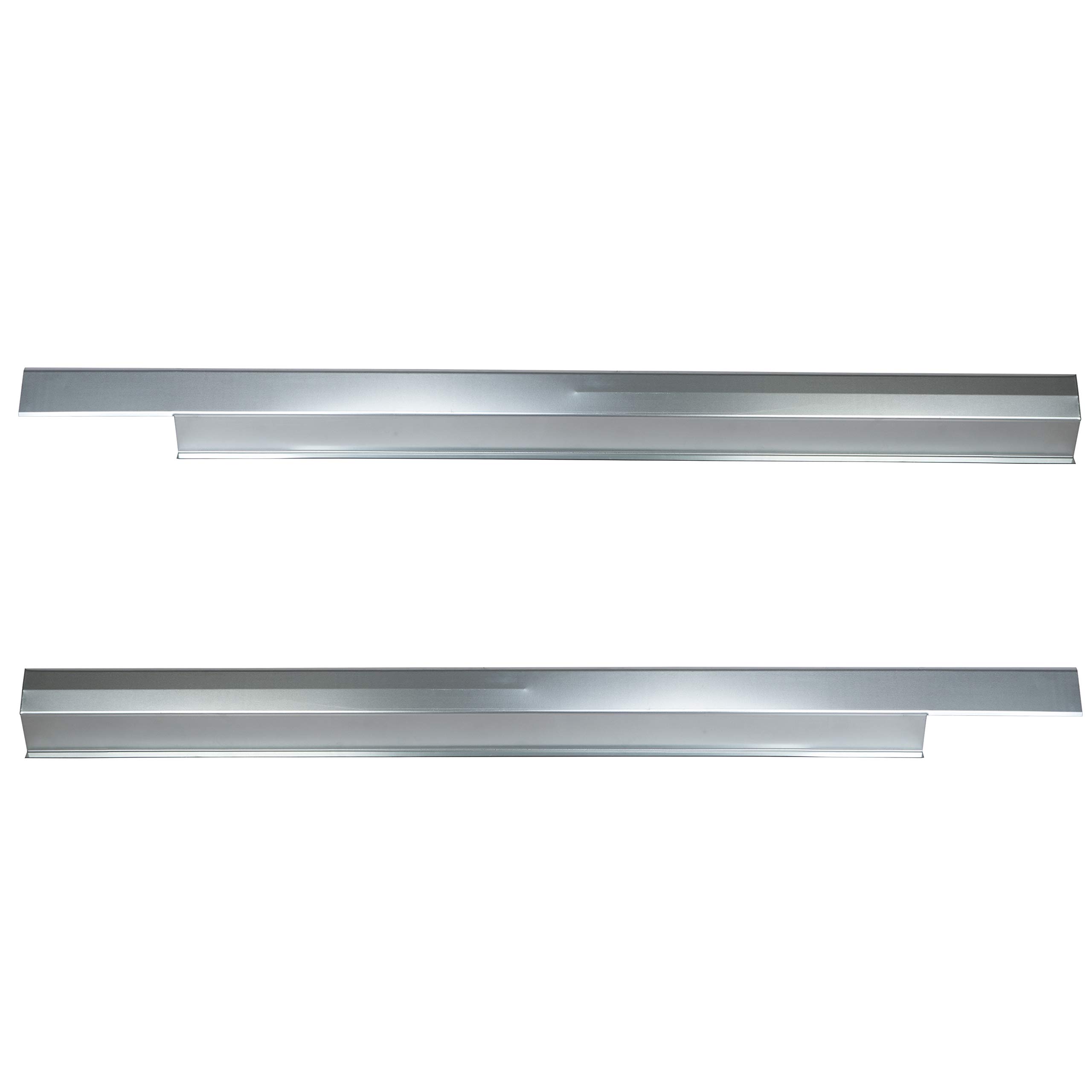 ECOTRIC Slip-on Rocker Panel Silver Compatible with 2008 2009 2010 2011 Focus 4 Door Pair