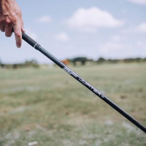 Steadfast Carbon Fiber Driver Shaft - Carbon Fiber Golf Shaft with Standard 45.5" Play Length - 4 Flex Choices - Tour 360 Grip - Adapter Included - Installed Professional Club Fitting Team