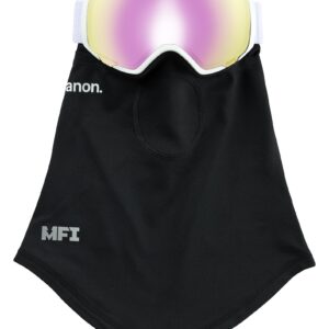 Anon WM1 Womens Goggles + Bonus Lens + MFI Face Mask, Frame: White, Lens: Perceive Cloudy Pink