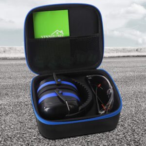 YINSHOME Shooting Ear Protection Earmuffs, Gun Safety Glasses, Earplugs, Earmuffs for shooting with Protective Case