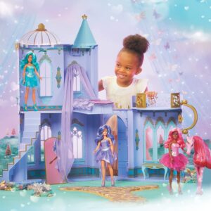 MGA Dream Ella Majestic Castle Playset, Fits 11.5" Fashion Dolls, Furniture & Accessories, Portable 35" H x 18" W Dollhouse Play Pretend Gift for Kids, Toys for Girls & Boys Ages 3 4 5+ Years