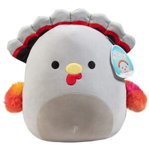 squishmallows 12" petina the turkey - thanksgiving official kellytoy - cute and soft plush stuffed animal toy - great gift for kids