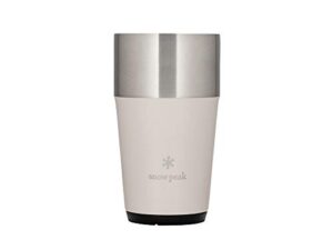 snow peak - shimo tumbler 470 sand