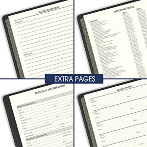 AT-A-GLANCE 2022 Monthly Planner by AT-A-GLANCE, 7" x 8-3/4", Medium, Wirebound, Recycled, Black (70120G05)