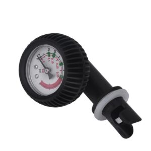 RiToEasysports Inflatable Boat Air Pressure Gauge,Nylon Gauge Barometer for Kayak Raft Measurement Range 0-0.35 Bar