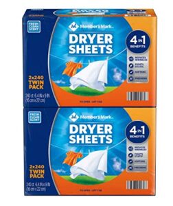 member's mark fabric softener sheets