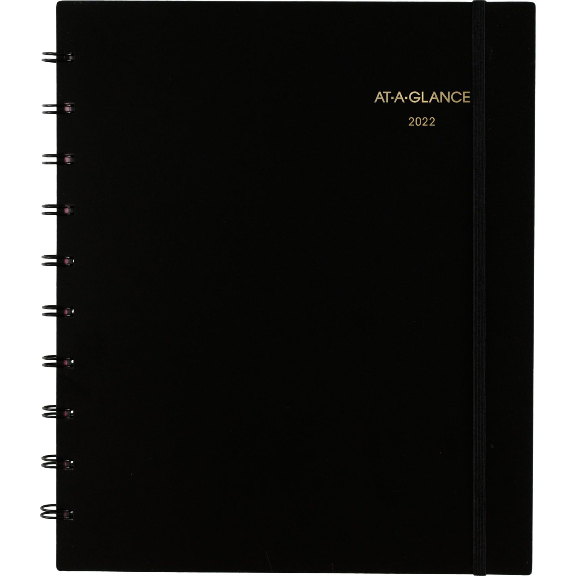 2022 Weekly & Monthly Appointment Book & Planner by AT-A-GLANCE, 8-3/4" x 11", Large, Move-A-Page, Black (70950E05)