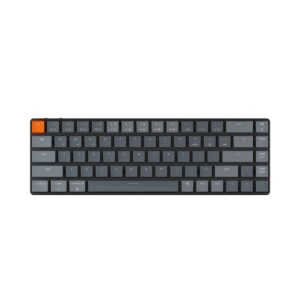 keychron k7, 68 keys ultra-slim wireless bluetooth/wired mechanical keyboard with low-profile gateron mechanical brown switch, rgb led backlit compatible with mac windows