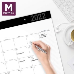 2022 Desk Calendar by AT-A-GLANCE, Monthly Desk Pad, 21-3/4" x 17", Standard, Contemporary (SK24X00)