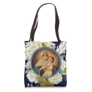 our lady of schoenstatt mater admirabilis blessed tote bag