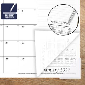 2022 Desk Calendar, AT-A-GLANCE Desk Pad Calendar, 17-3/4" x 11", Compact (SK1400)