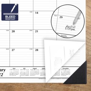 2022 Desk Calendar by AT-A-GLANCE, Monthly Desk Pad, 21-3/4" x 17", Large, Refillable (SK2200)