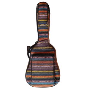 music first 0.9" (23mm) padded country style 36 inch soft guitar case, travel guitar bag, 36" guitar backpack (fit for 36~37 inch, 3/4 junior size guitar, check photo no.2 and measure your guitar!)