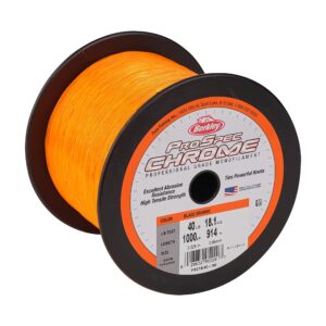 Berkley ProSpec® Chrome, Blaze Orange, 16lb | 7.2kg, 1000yd | 914m Monofilament Fishing Line, Suitable for Saltwater Environments