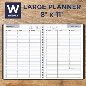 2022 Weekly Appointment Book & Planner by AT-A-GLANCE, 8" x 11", Large, DayMinder, Black (G52000)