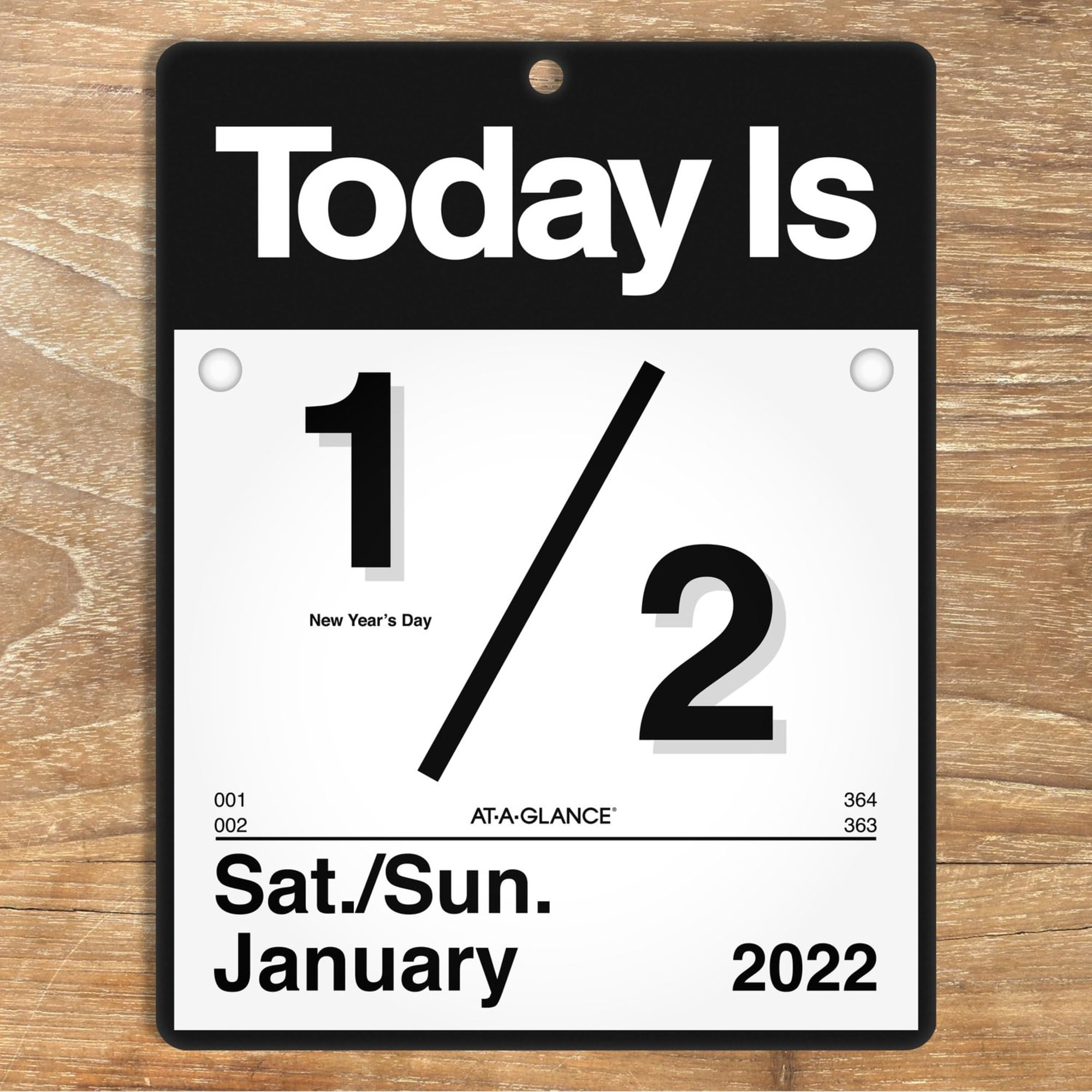 2022 Daily Wall Calendar by AT-A-GLANCE, 9-1/2" x 12", Small, “Today is” Design (K400)