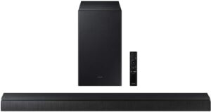 samsung 2.1ch a550 a series soundbar - dolby 5.1/ dts virtual: x (hw-a550, 2021 model)