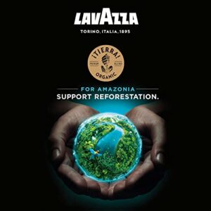 Lavazza ¡Tierra! Organic Amazonia Whole Bean Coffee Medium Roast, Floral Notes, 10.5 Ounce (Pack of 6) - Packaging May Vary