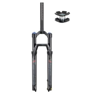 lvtu mountain bike suspension fork 26 27.5 29 inch, magnesium alloy with expander plug accessories (color : manual lockout, size : 27.5 inch)