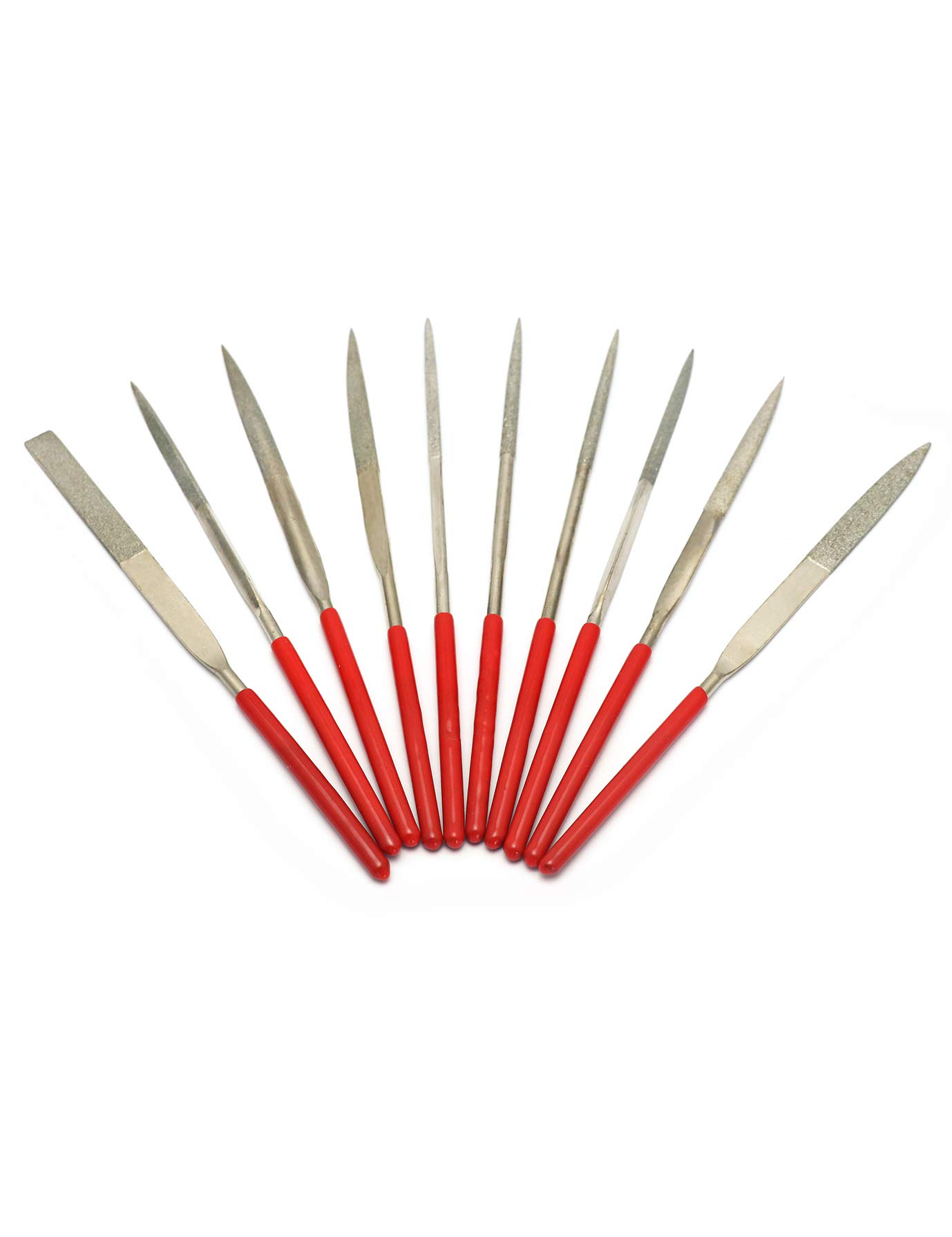 Harrier Guitar Nut Files Needle Fret Saddle Files Guitar Repair Luthier Tool Set of 10Pcs.