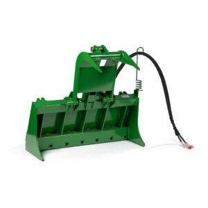 titan attachments 48-in tine bucket attachment fits john deere loaders fits john deere loaders, hook and pin connection