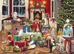 ravensburger enchanted christmas 500 piece jigsaw puzzle for adults - 16862 - every piece is unique, softclick technology means pieces fit together perfectly