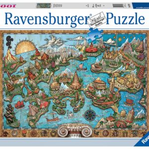 Ravensburger Mysterious Atlantis 1000 Piece Jigsaw Puzzle - Journey Into Legends | Unique Softclick Technology | Vibrant, Glare-Free & Durable | Ideal for Relaxation & Gifting | FSC Certified