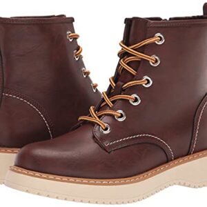 Madden Girl Women's Kentt Hiking Boot, Dark Cognac, 6