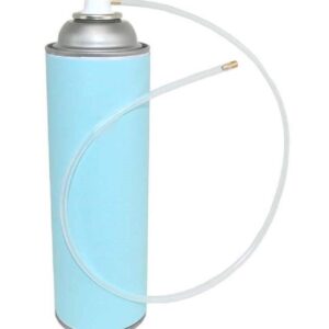 Aerosol Can Extension Kit, 24" Flexible PVC Hose, 360-Degree Brass Nozzle, Reusable & Fits Fluid Film Rust & Corrosion Protection Cans, Clear