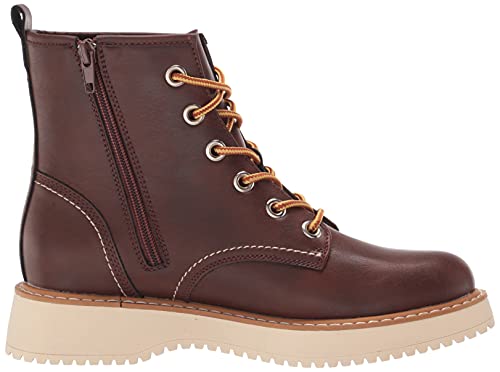 Madden Girl Women's Kentt Hiking Boot, Dark Cognac, 6