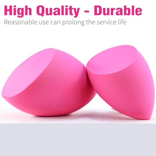 Foonbe 3Pcs Soft Makeup Sponges Set for Liquid Foundation, Cream, and Powder | Latex Free Blender Beauty Sponge | Durable Foundation Puff | Dry & Wet Use Make up Sponges for Face, Beauty Gift Set