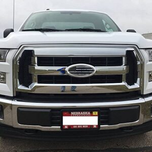 9 Inch Front Grille Tailgate Emblem for Ford, Oval 9"X3.5", Decal Badge Nameplate for Ford 04-14 F150 F250 F350, 11-14 Edge, 11-16 Explorer, 06-11 Ranger